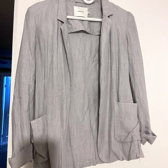 Talula | Jackets & Coats | Aritzia Grey Light Weight Blazer | Poshmark
